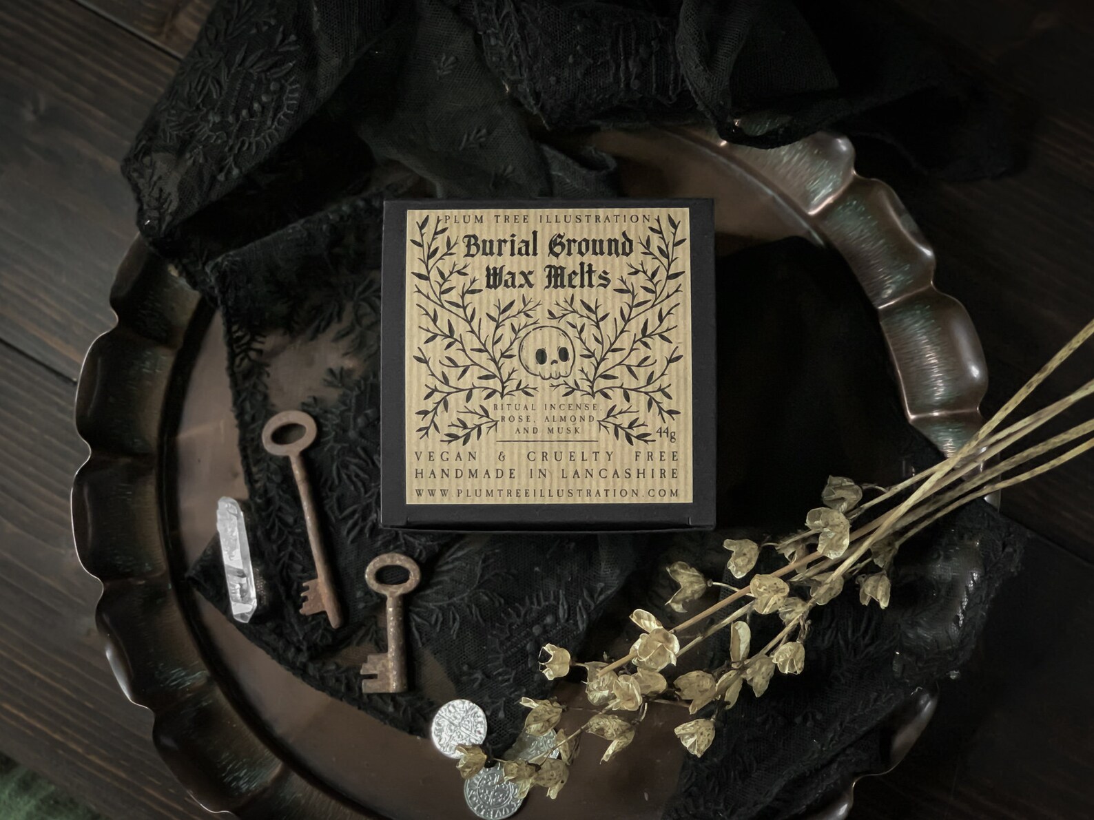 Burial Ground Soy Wax Melts Gothic Wax Melts Ghost Skull - Etsy