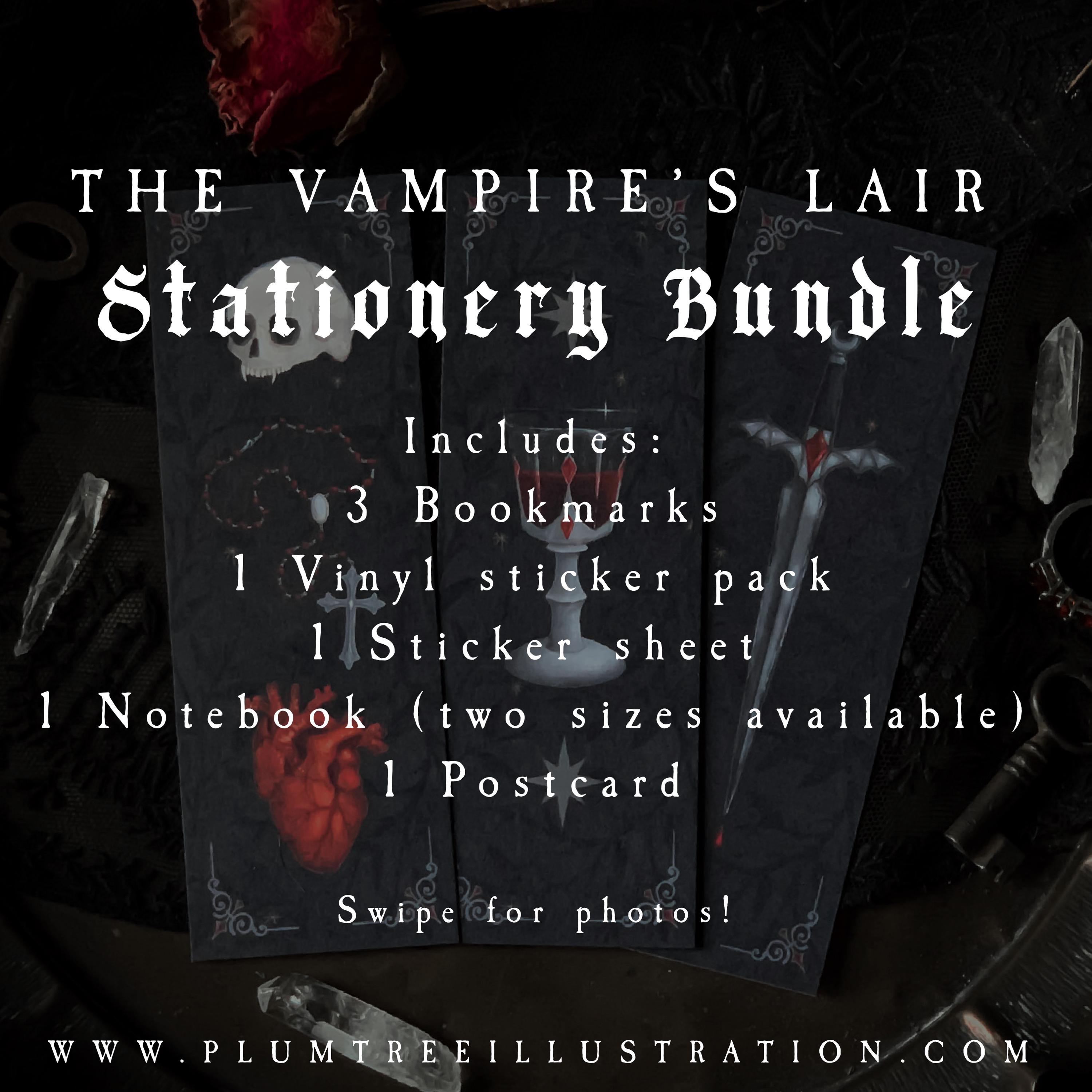 Gothic Vampire Stationery Bundle | Stationery Set, Goth, Witchy ...