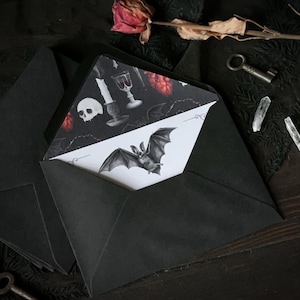 Vampire Letter Writing Set With Wax Seals | Stationery Set, Goth ...