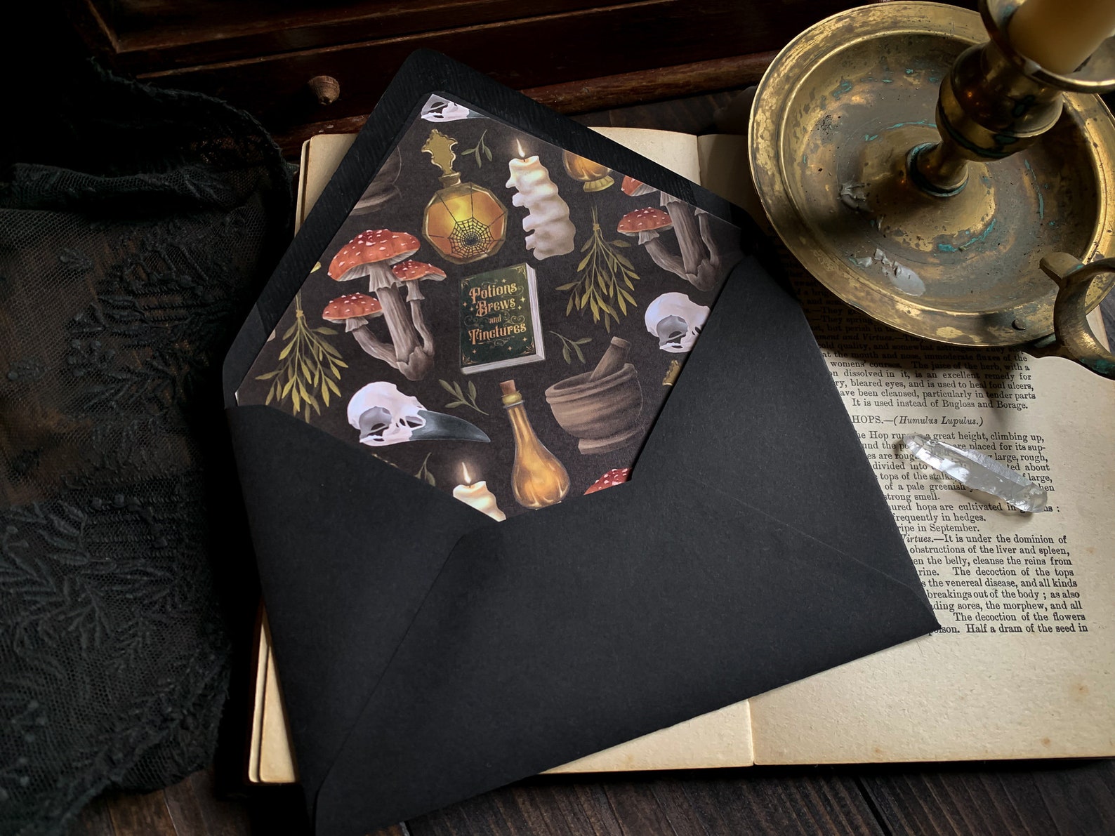 Witchy Letter Writing Set With Wax Seals Stationery Set RPG Fantasy ...