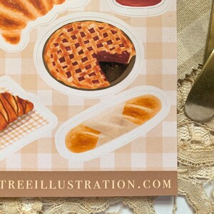 Cottage Bakery Sticker Sheet | Cottagecore Stickers | Cottagecore ...