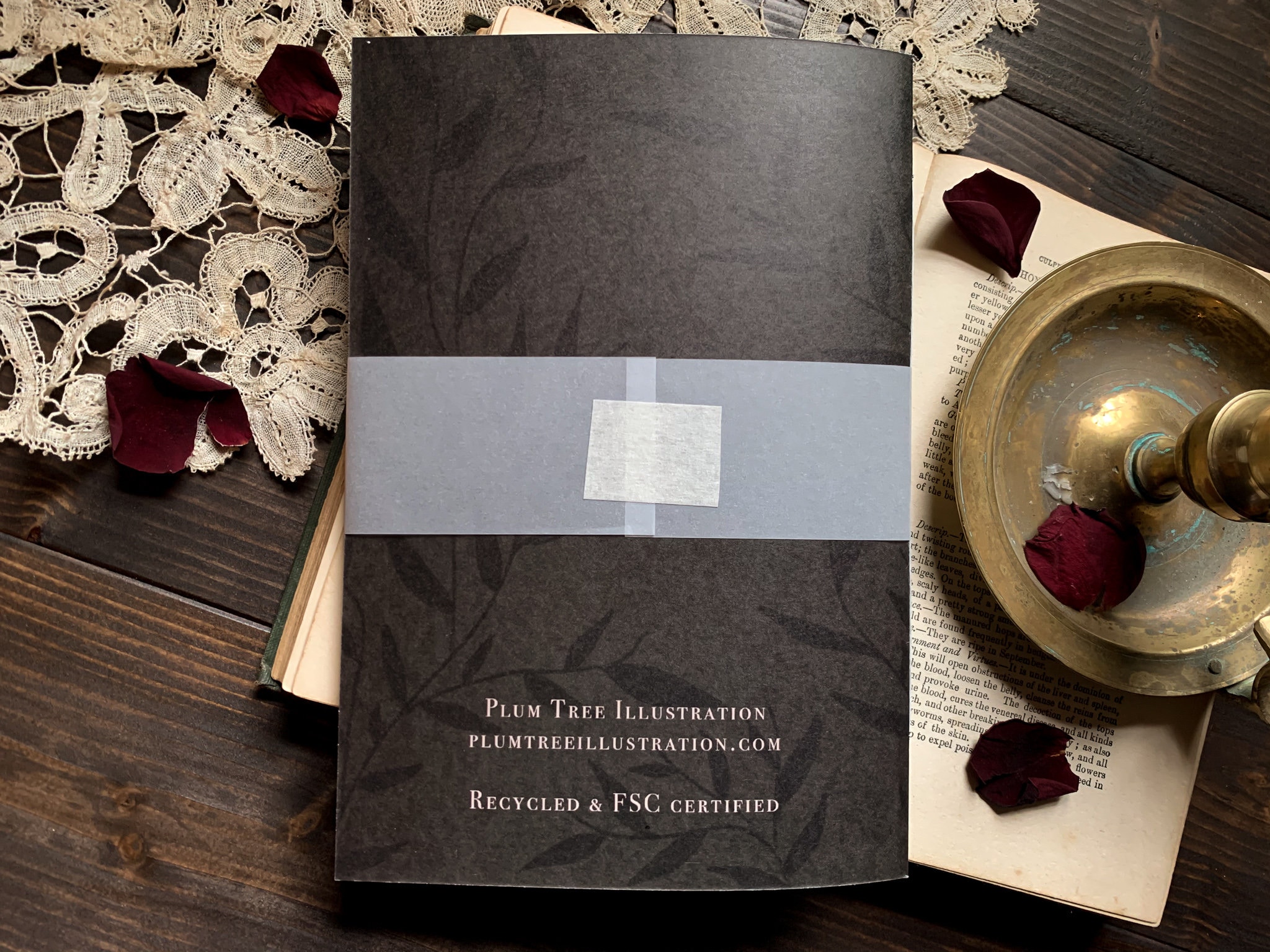 Victorian Notebook | A5 Handmade Sketchbook | Gothic Notebook | Goth ...