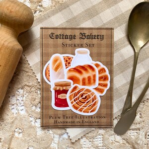 Cottage Bakery Sticker Pack | Cottagecore Stickers | Vintage | Bakery ...