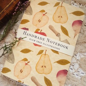 Cottage Garden Notebook, A6 Handmade Sketchbook, Dark Academia ...