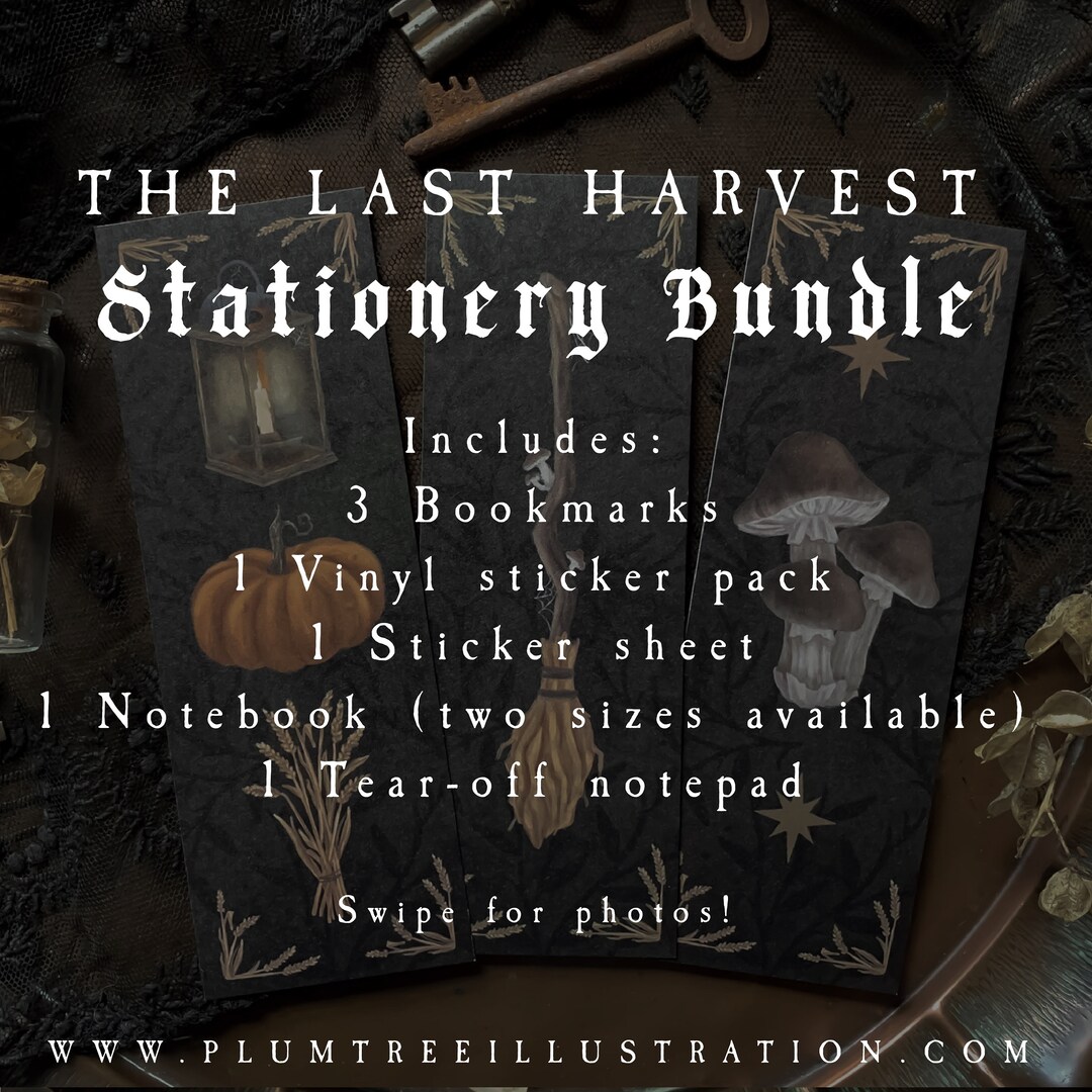 Harvest Stationery Bundle | Magical Stationery Set, Witchy, Halloween ...