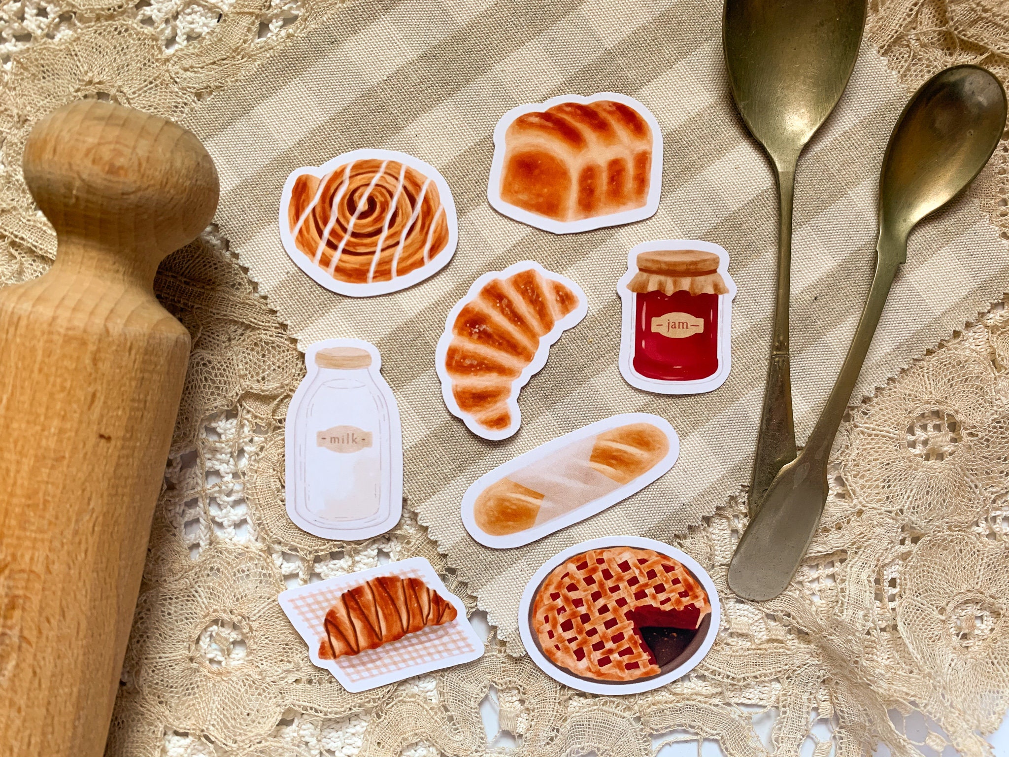 Cottage Bakery Bundle Cottagecore Stationery Set Bakery | Etsy