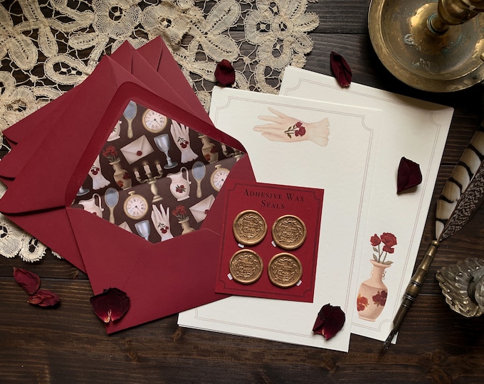 Dark Academia Stationary Kit Letter Writing Dark Academia Letter ...