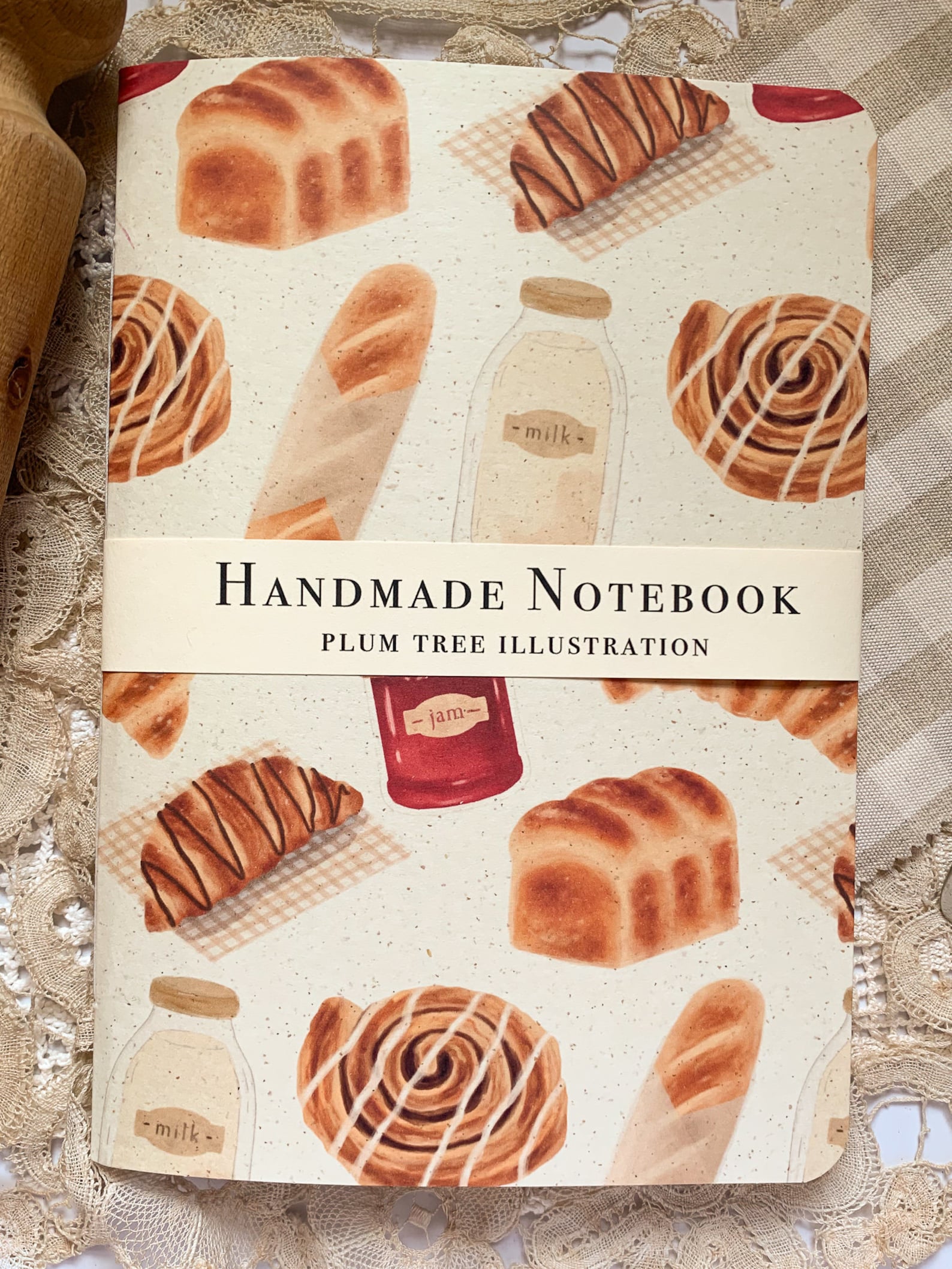 Bakery Notebook A5 Handmade Sketchbook Cottagecore - Etsy
