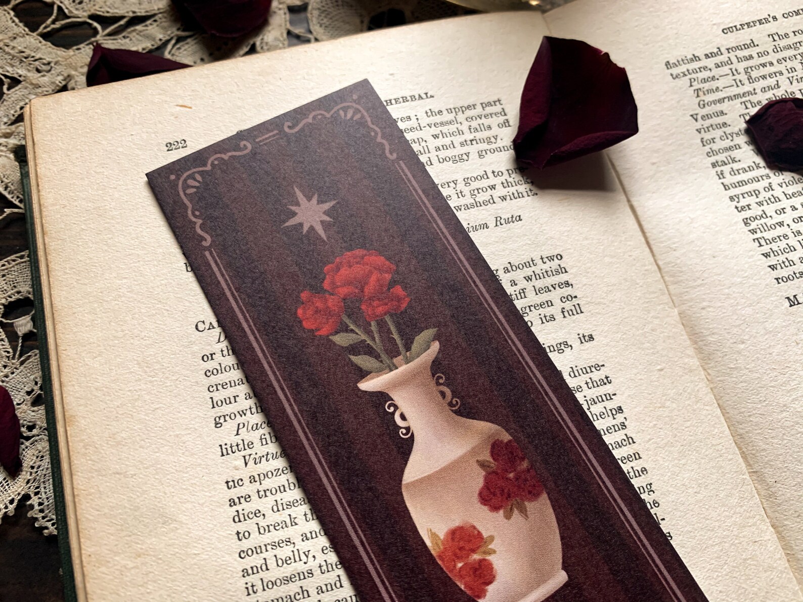 Victorian Bookmarks Set of 3 | Illustrated Bookmarks | Dark Academia ...