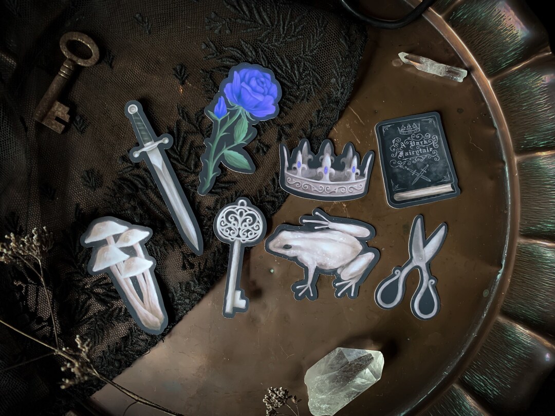 Dark Fairytale Sticker Pack | Gothic | Witch | Knightcore | Witchcore ...