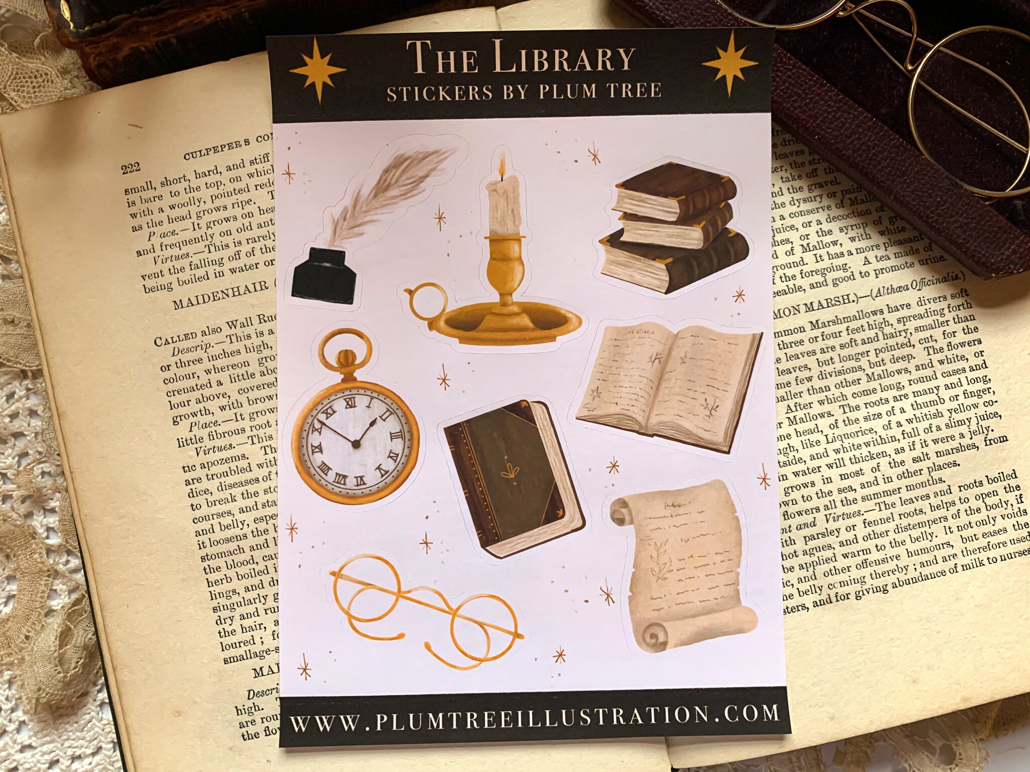 Library Bundle - Magical Stationery Set | Dark Academia Stationery ...