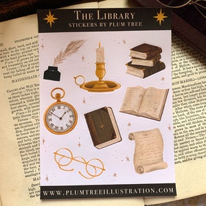 Library Bundle Large Size - Magical Stationery Set | Dark Academia ...