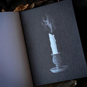 Gothic Vampire Notebook | A5 Handmade Sketchbook, Goth, Witchy, Vampy ...