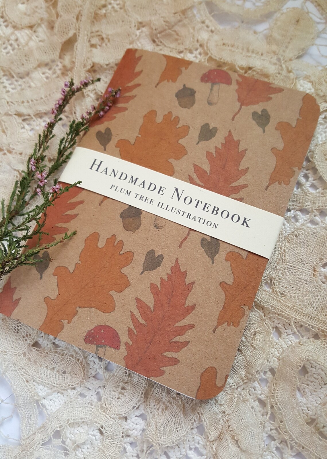 Woodland Notebook A6 Handmade Notebook Nature Notebook - Etsy