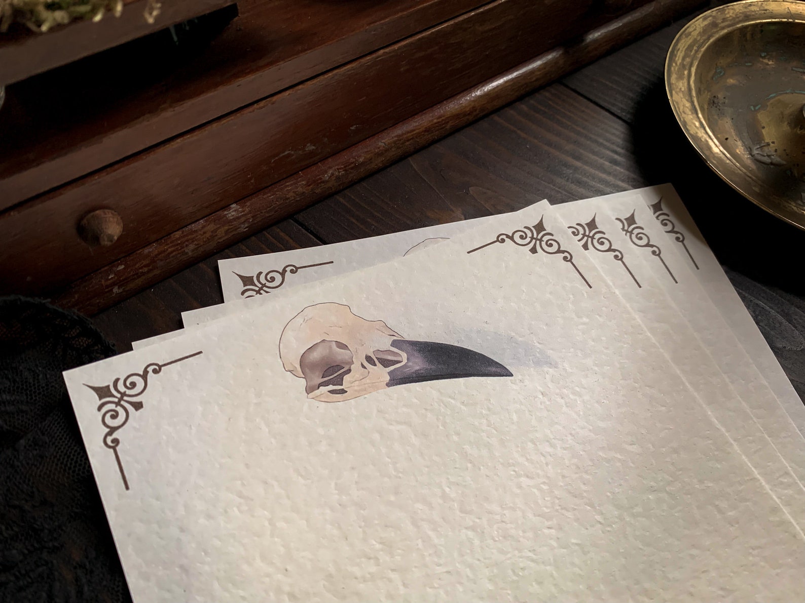 Witchy Letter Writing Set With Wax Seals Stationery Set RPG Fantasy ...