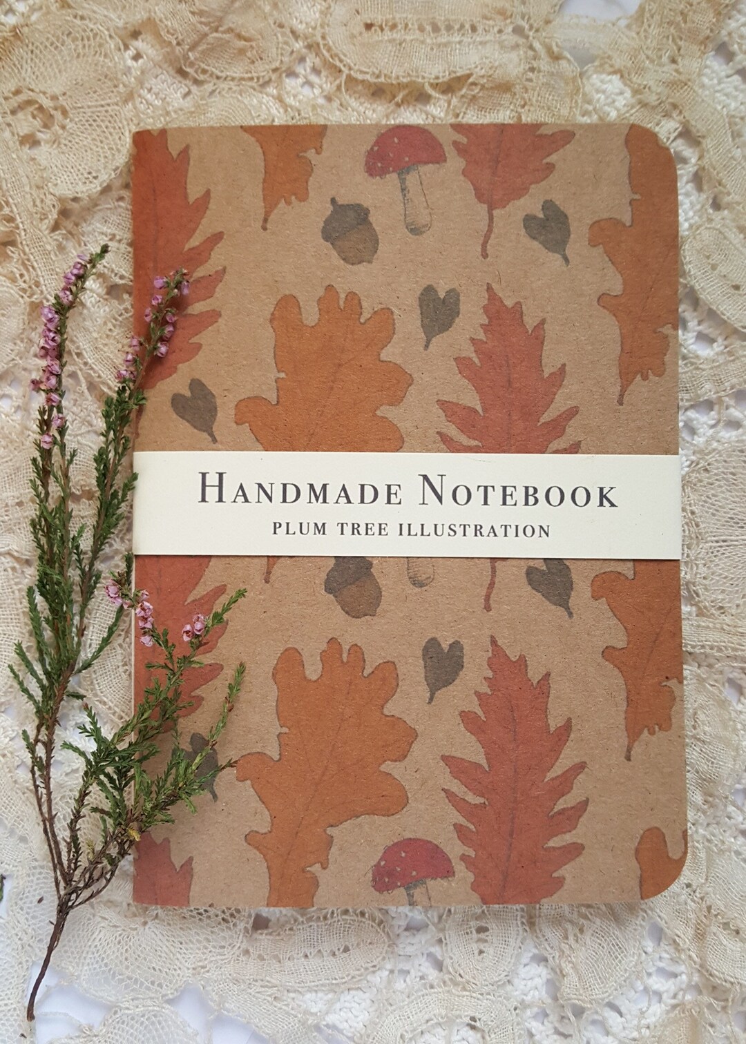 Woodland Notebook - A6 | Handmade Notebook | Nature Notebook ...