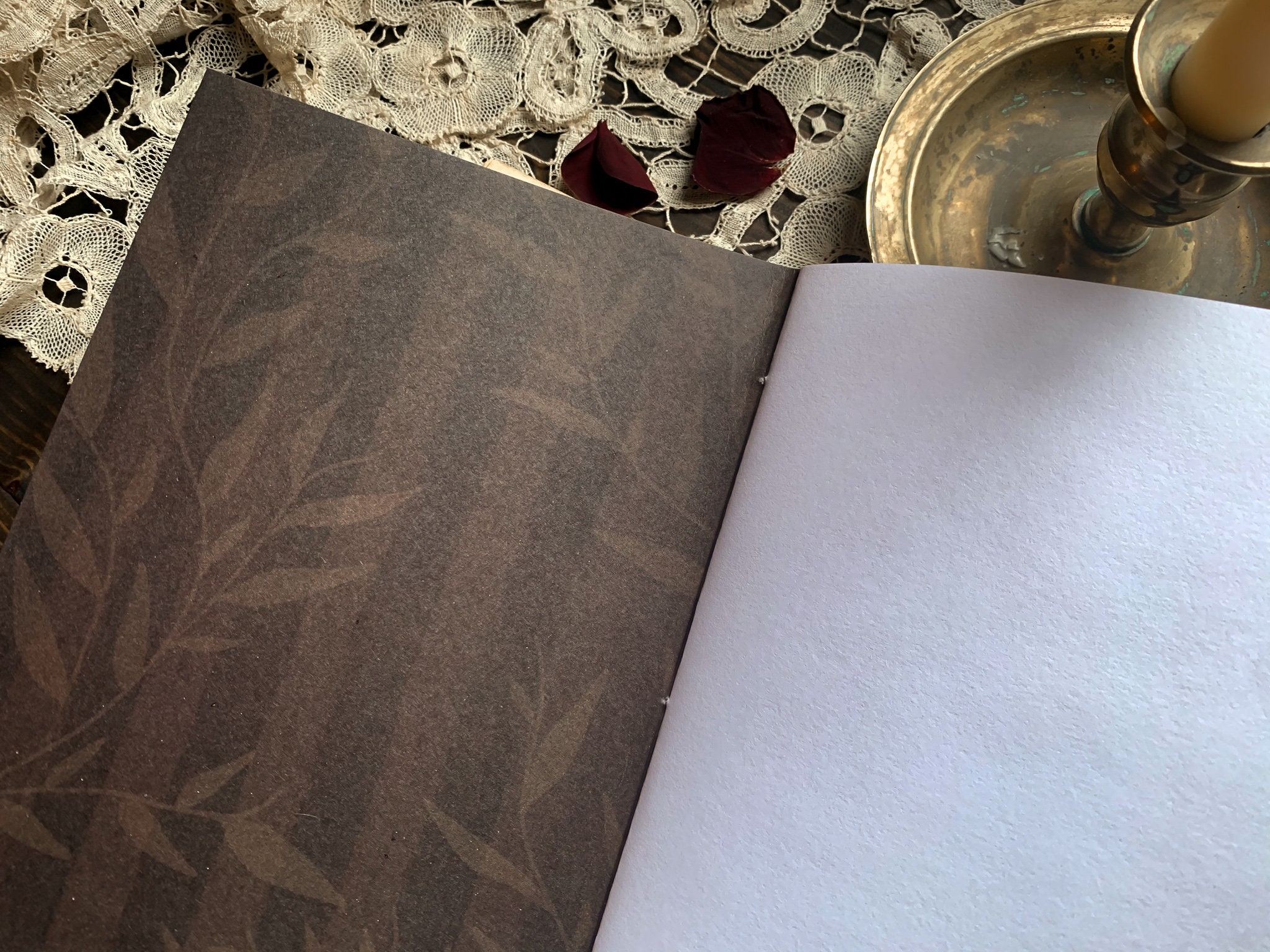 Witchy Notebook A5 Handmade Sketchbook Gothic Notebook - Etsy UK