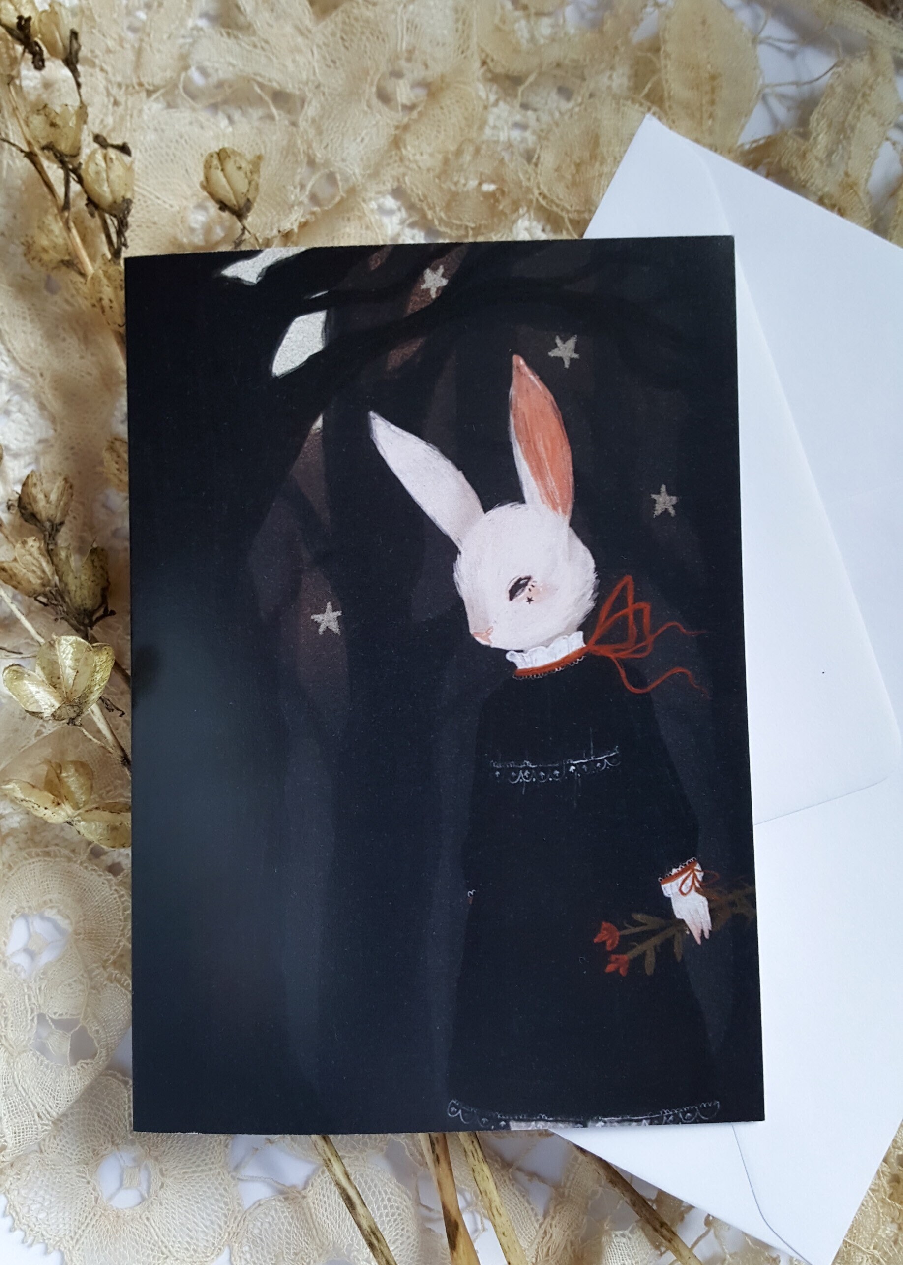 Gothic Greeting Card Gothic Card Woodland Card Eco Card | Etsy