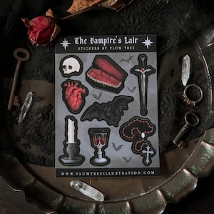 Gothic Vampire Stationery Bundle | Stationery Set, Goth, Witchy ...