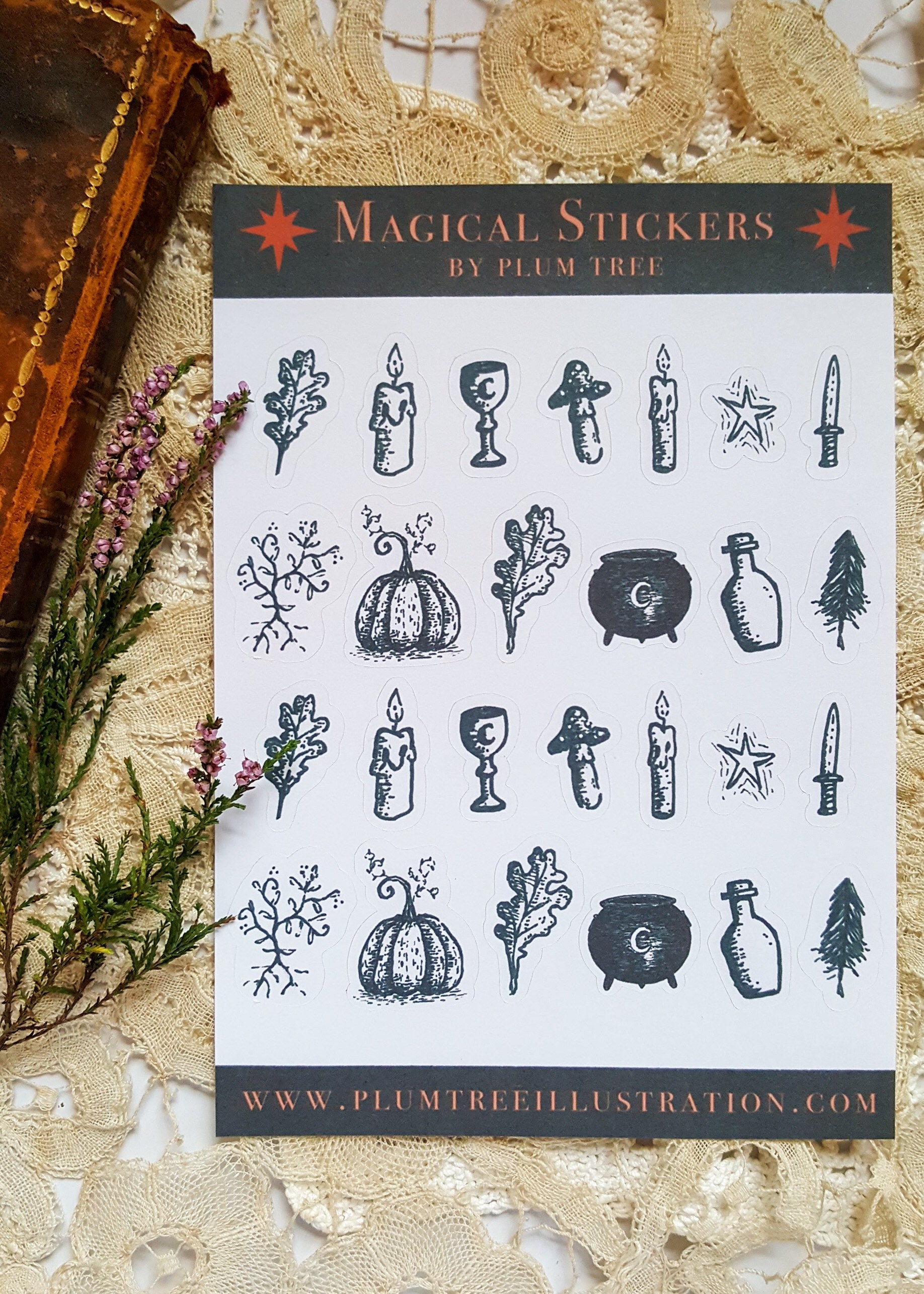 Autumn Bundle - Magical Stationery Set! Dark Academia Stationery - Etsy