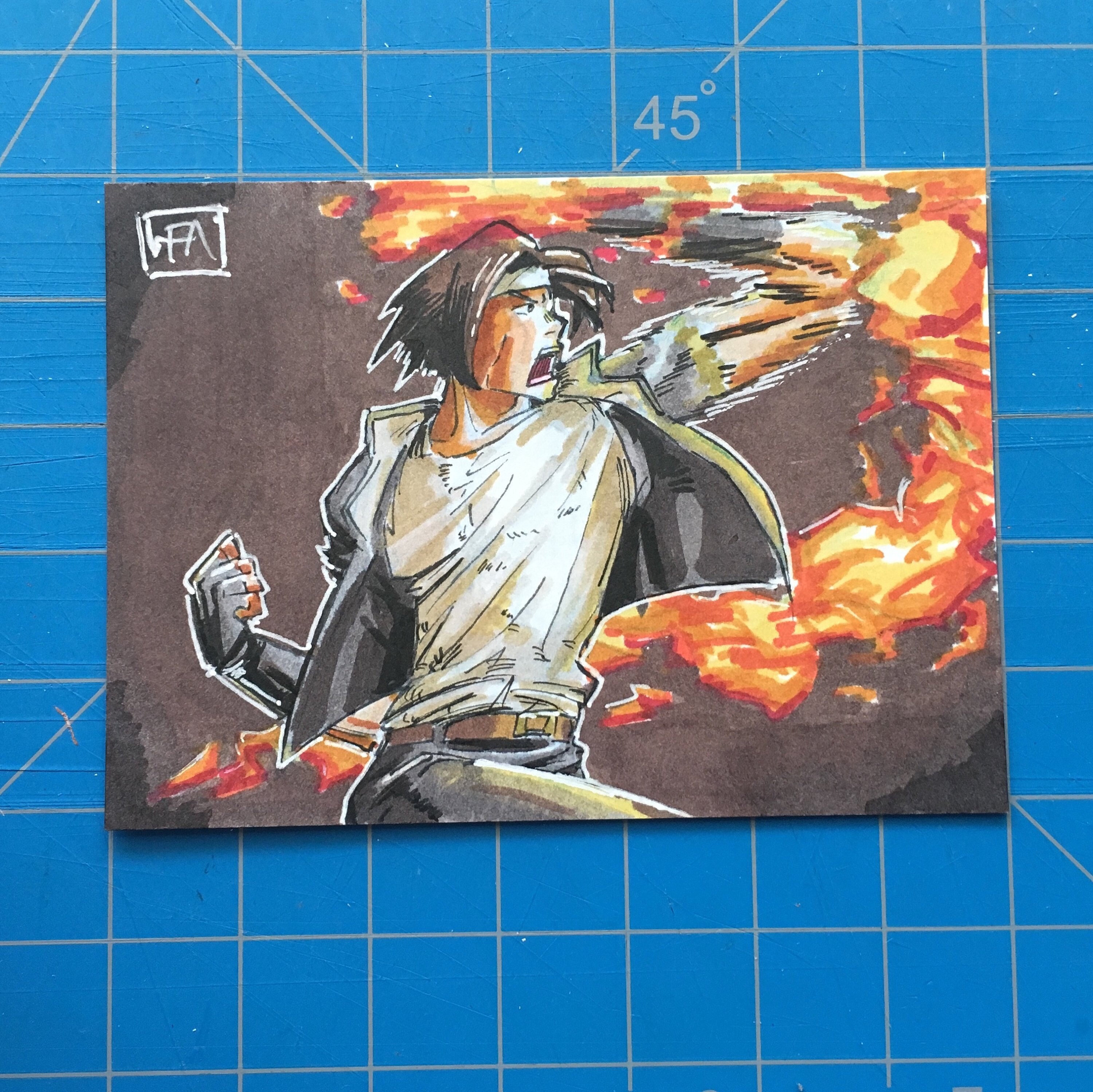 King Of Fighters Kyo Drawing