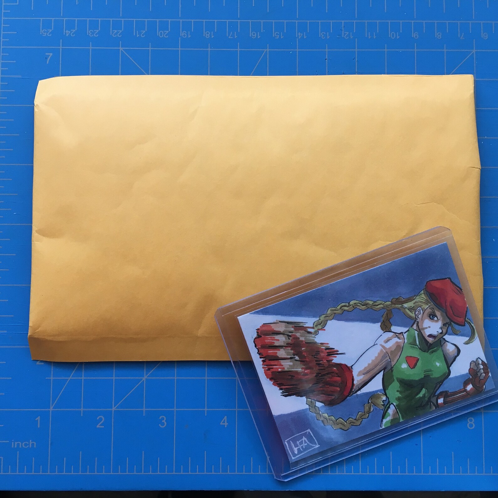 Cammy (street Fighter) Original Sketch Card Inktober 2018 Fighting Game ...