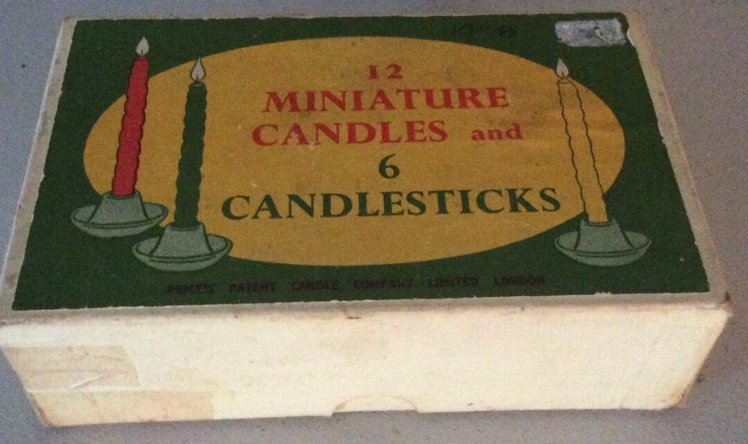 Vintage Miniature Candles & Candlesticks - Etsy