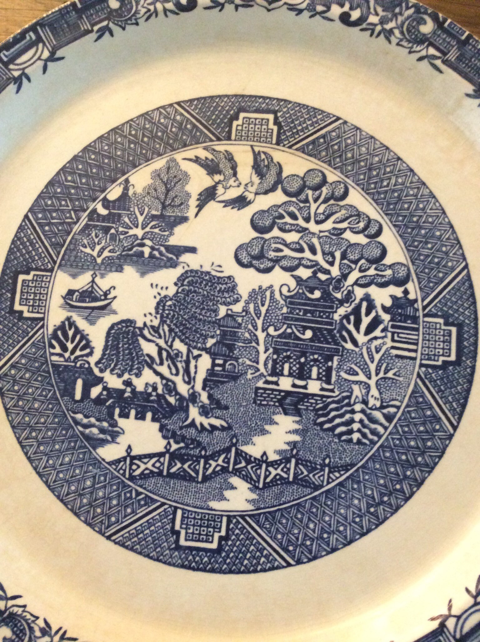 Vintage Arklow Classics Willow Pattern Plate - Etsy
