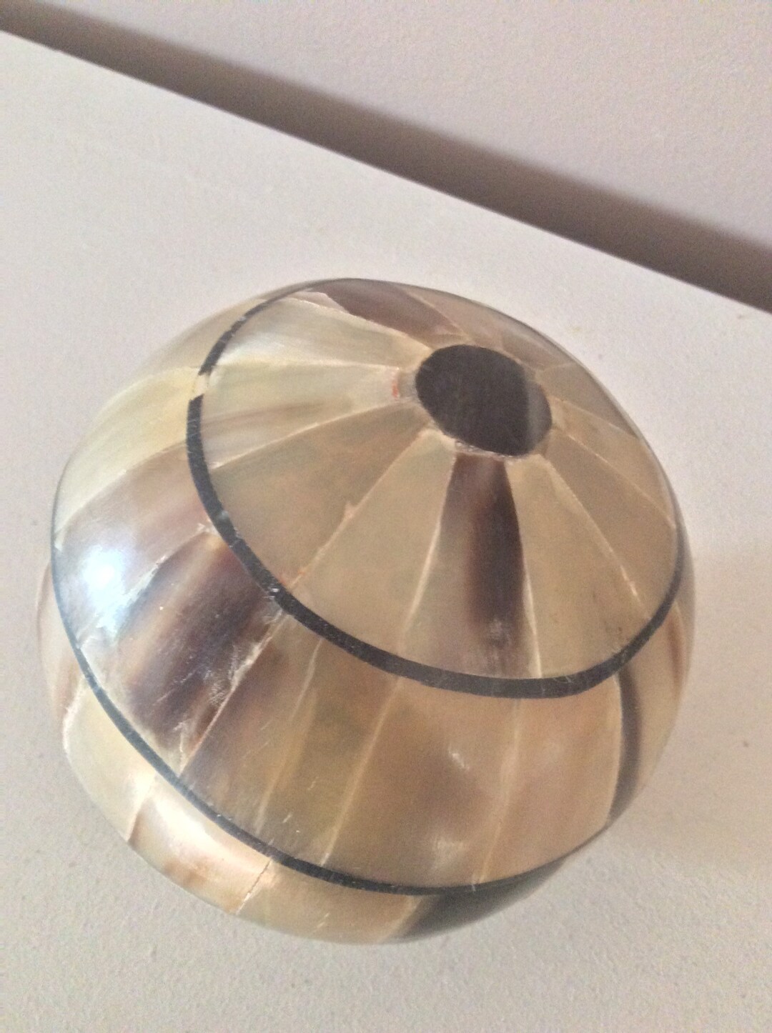 Vintage Decorative Bone Sphere - Etsy