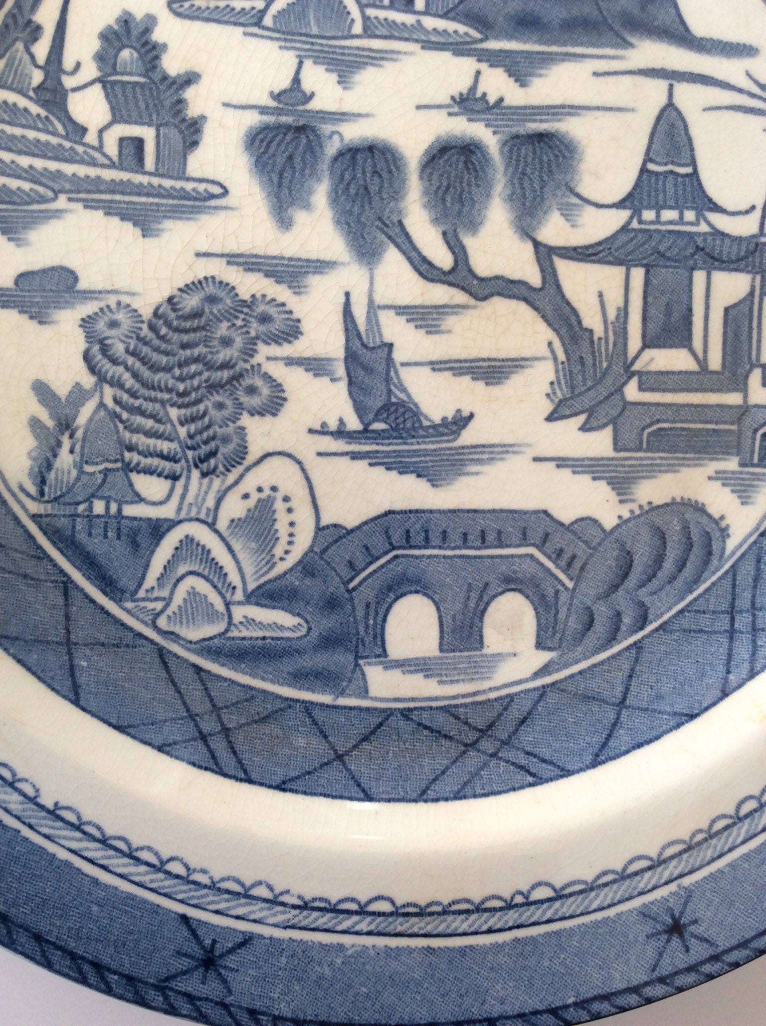 Antique Pair Woodsware Canton Plates - Etsy