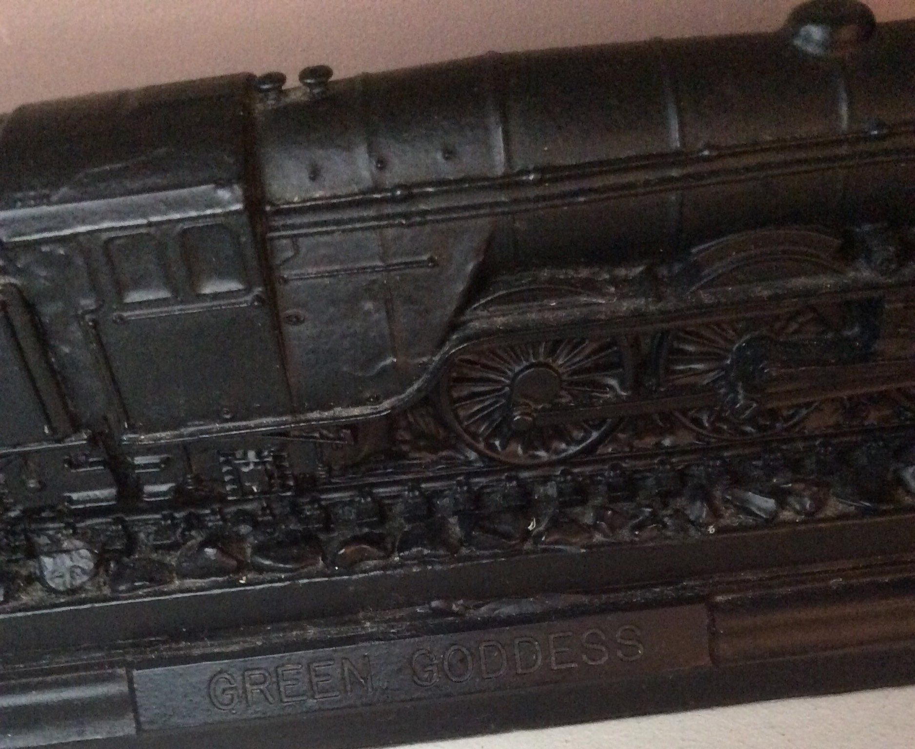 Model of Green Goddess Train Made From Coal - Etsy