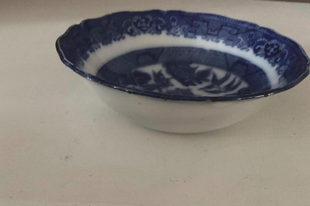 Antique Doulton Burslem Willow Pattern Dish 1886-1902 - Etsy