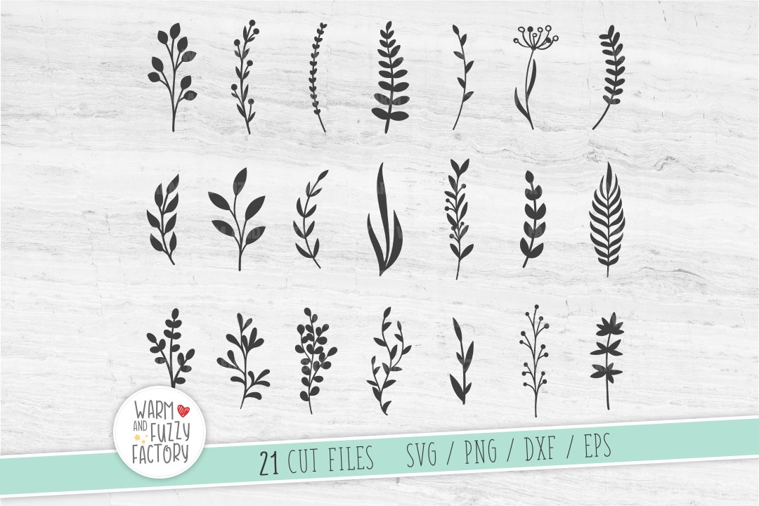 Leaves Svg File, Branch Svg, Leaf Svg Bundle, Branches Svg Cut Files ...