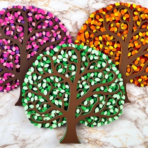 3D Fall Tree SVG, Layered Tree SVG, Fall SVG, Tree Svg Cut File for ...