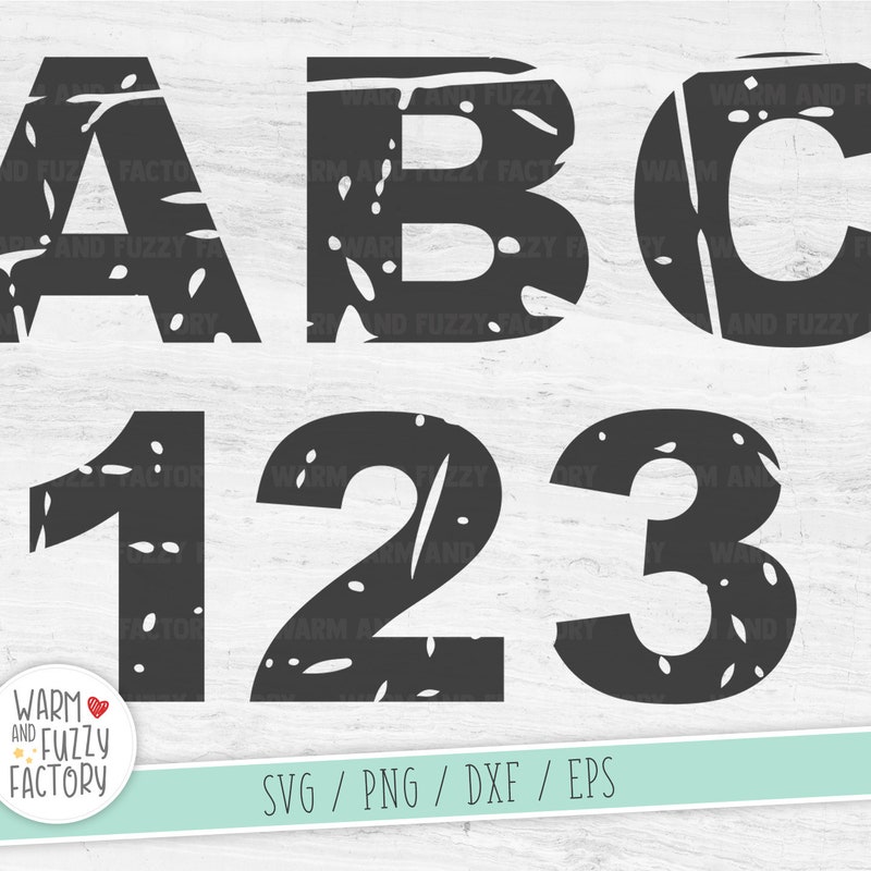 Rustic Stencil Letters - Etsy