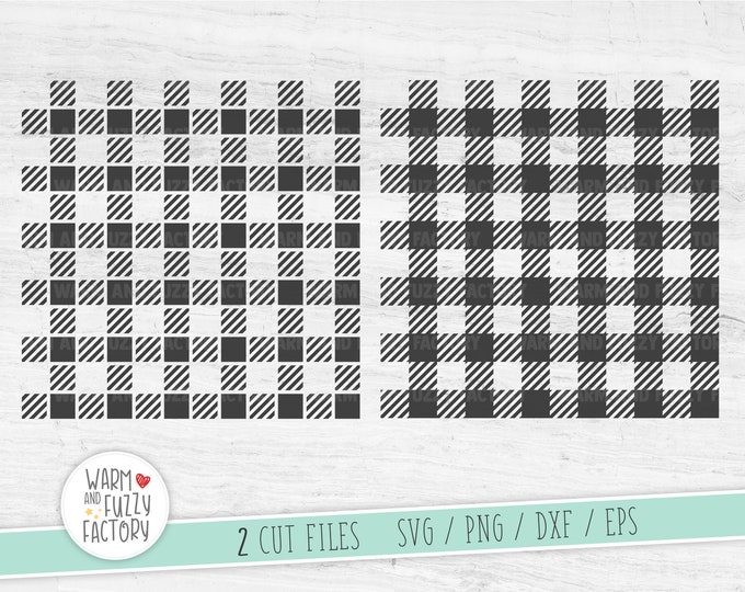 Buffalo Plaid Stencil Buffalo Plaid Pattern Buffalo Check Stencil DIY ...