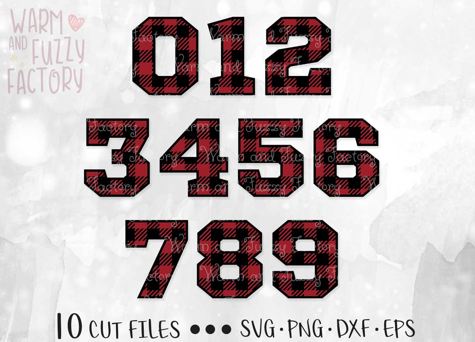 Buffalo Plaid SVG Alphabet Cut Files for Cricut Silhouette, Buffalo ...