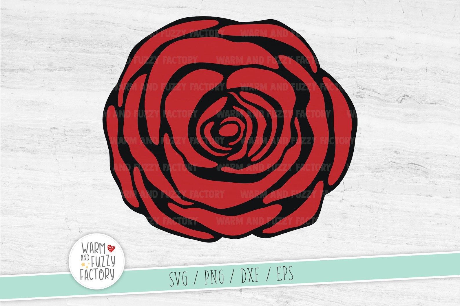 Rose svg Flower svg Rose svg cut file for Cricut Silhouette | Etsy