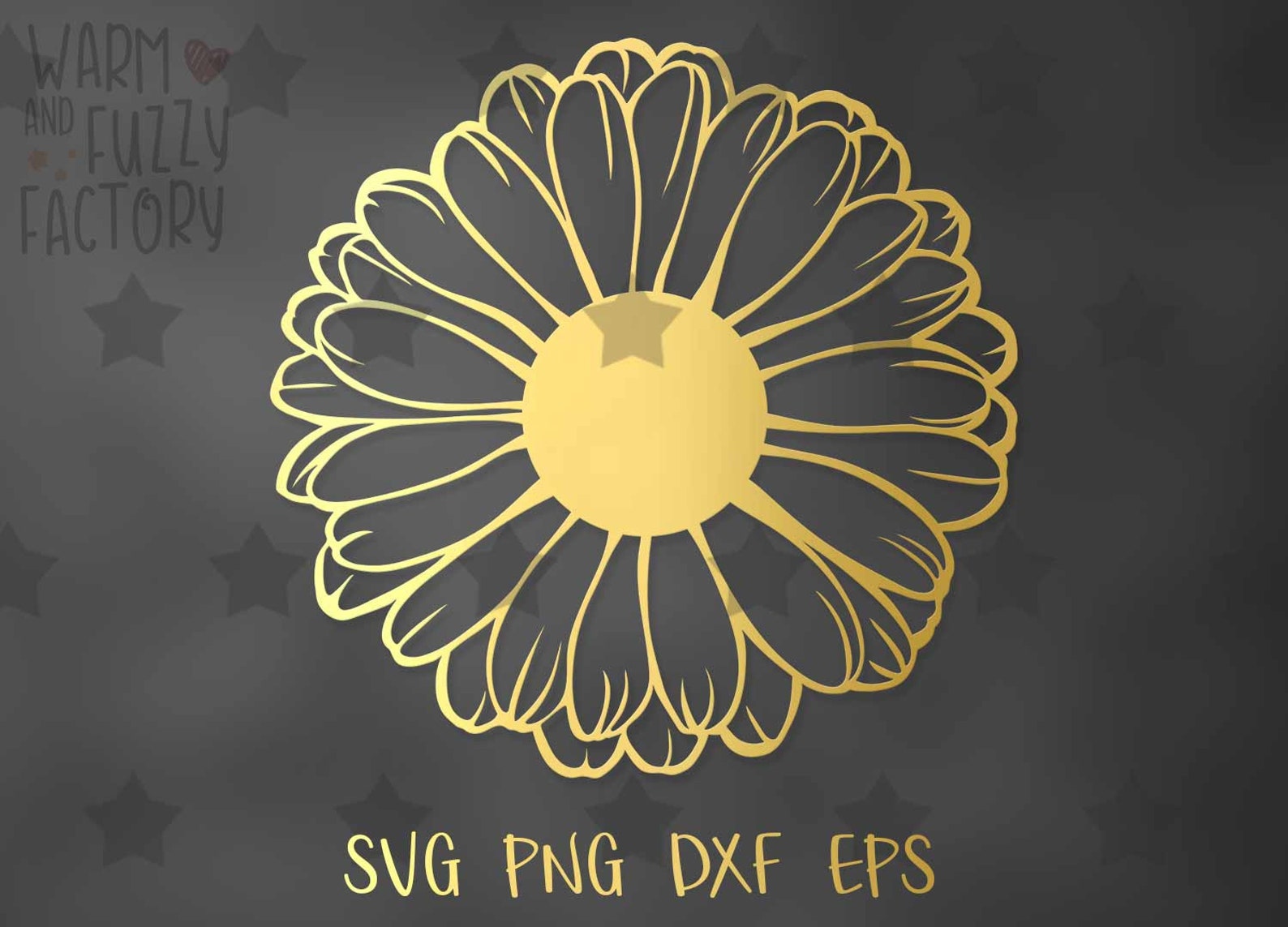 Daisy Svg Cut File for Cricut Silhouette, Gerber Daisy Svg, Flower Svg ...