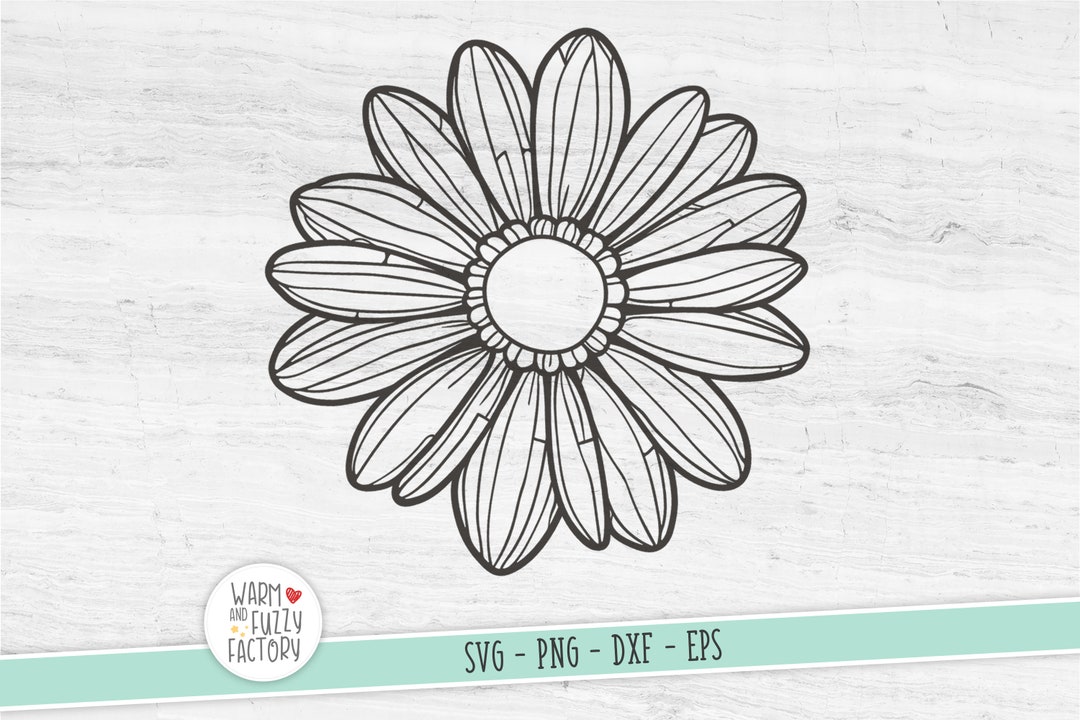 Daisy SVG, Intricate Daisy SVG, Daisy Flower SVG, Flower Svg, Daisy Cut ...
