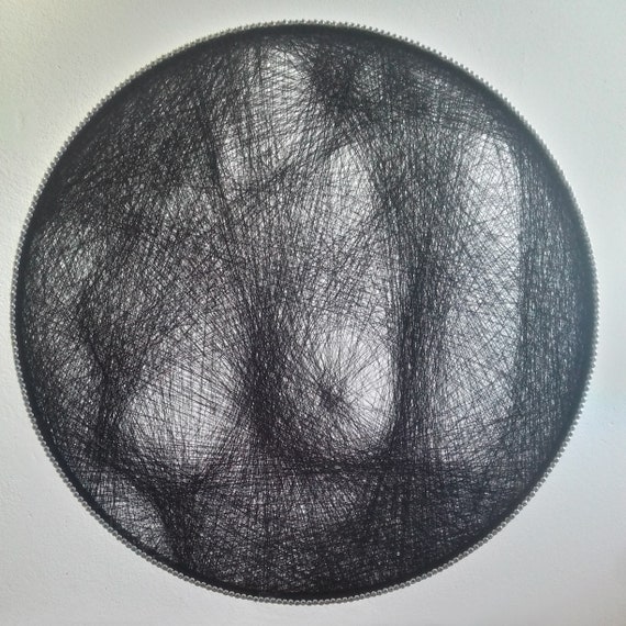 String Art Portrait Custom Portrait Wall Art Female Act | Etsy