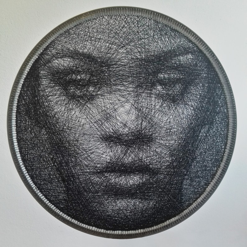 String Art Portrait Custom Portrait Wall Art Rihanna - Etsy
