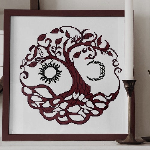 Tree of Life Cross Stitch Pattern - Etsy