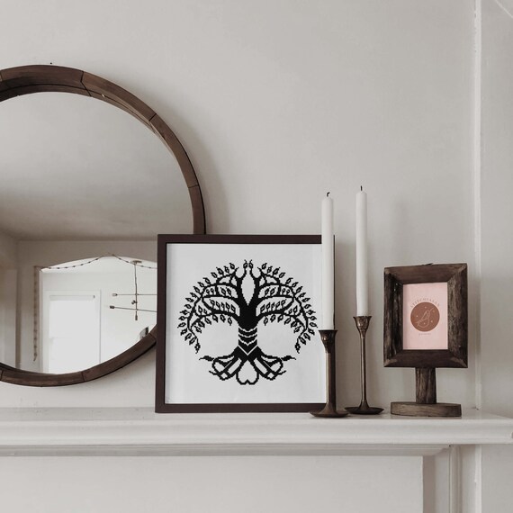 Tree of Life Yggdrasil. Norse Symbol Norse Style Viking - Etsy