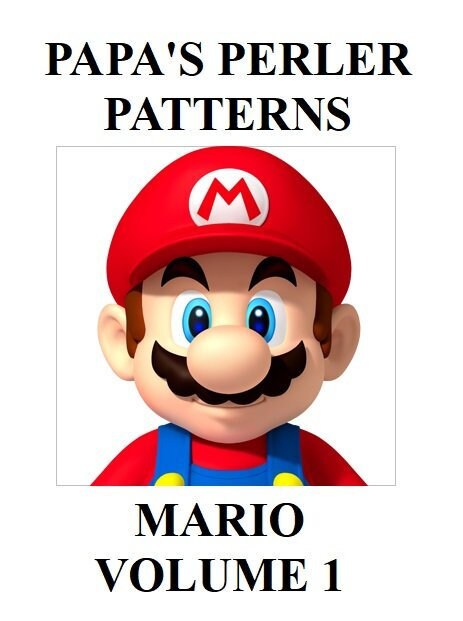 Super Mario Inspired 8 Mario Power up Pixel Pattern Volume 1 - Perler ...