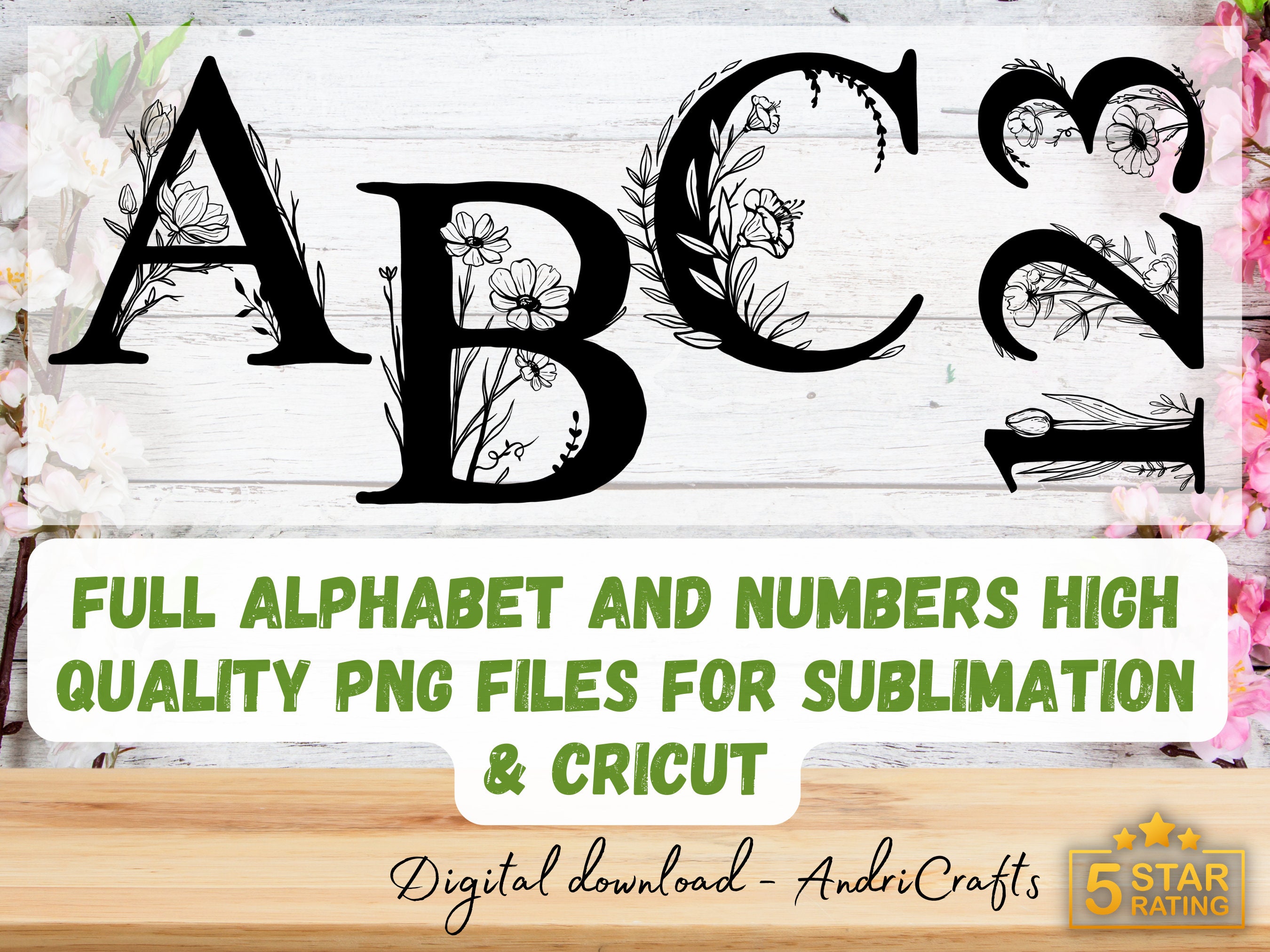 Alphabet Numbers SVG, Alphabet PNG SVG, Numbers Cricut, Wedding Font ...