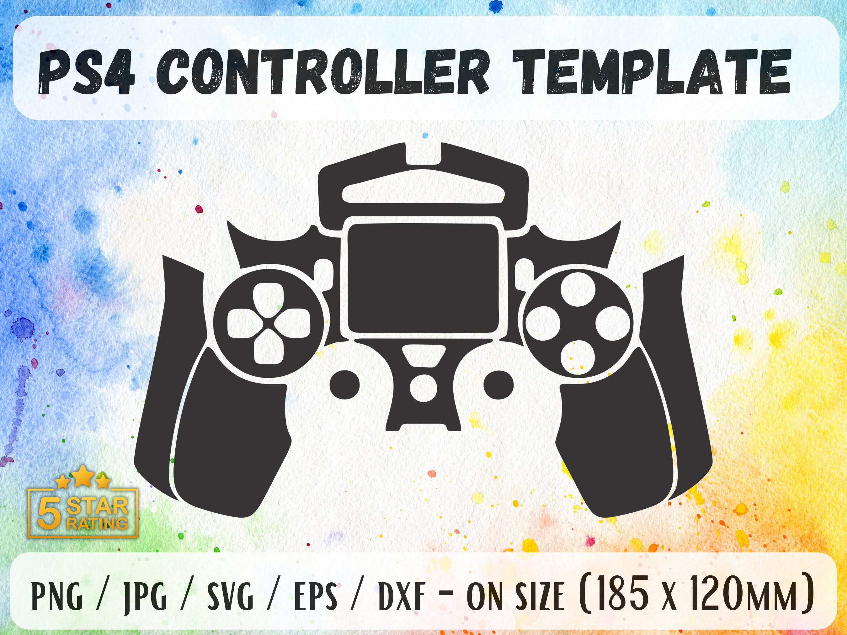 PS4 Controller Skin Template Cutting Template Svg, Eps, Jpg, Dxf, Png ... PS4 Controller Skin Template Cutting Template Svg, Eps, Jpg, Dxf, Png ...