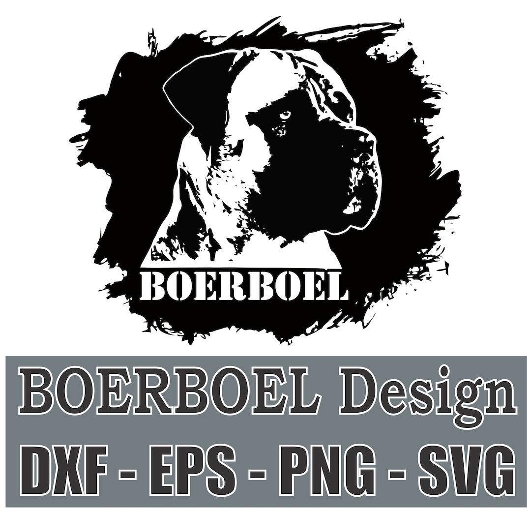 BOERBOEL Cut Out Vinyl Svg Pdf Eps Dxf Digital Download Logo - Etsy