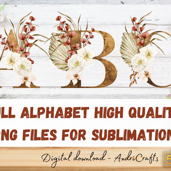 Gold Leaf Letters and Numbers - Etsy