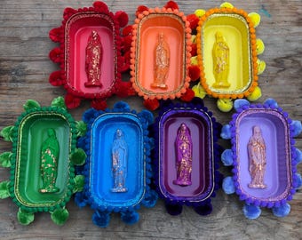 Virgin Mary Wall Art. Religious Kitsch. Shrine. Madonna Statue. - Etsy